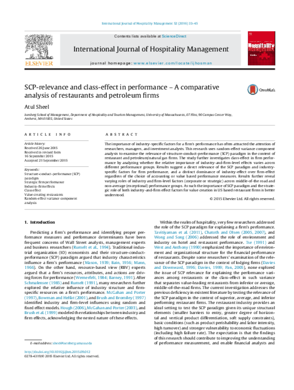 (PDF) SCP-relevance and class-effect in performance–A comparative ...