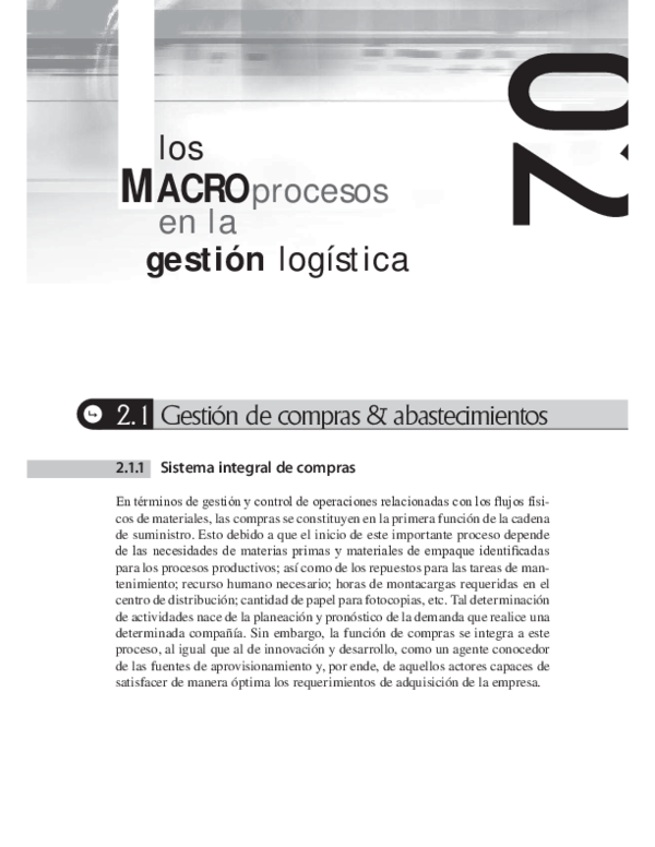 (PDF) Gestión de Compras y Abastecimientos