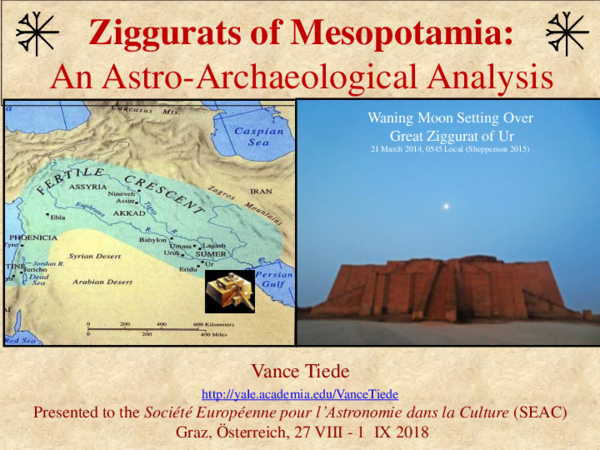 (PDF) Ziggurats of Mesopotamia: An Astro-Archaeological Analysis (PPT ...