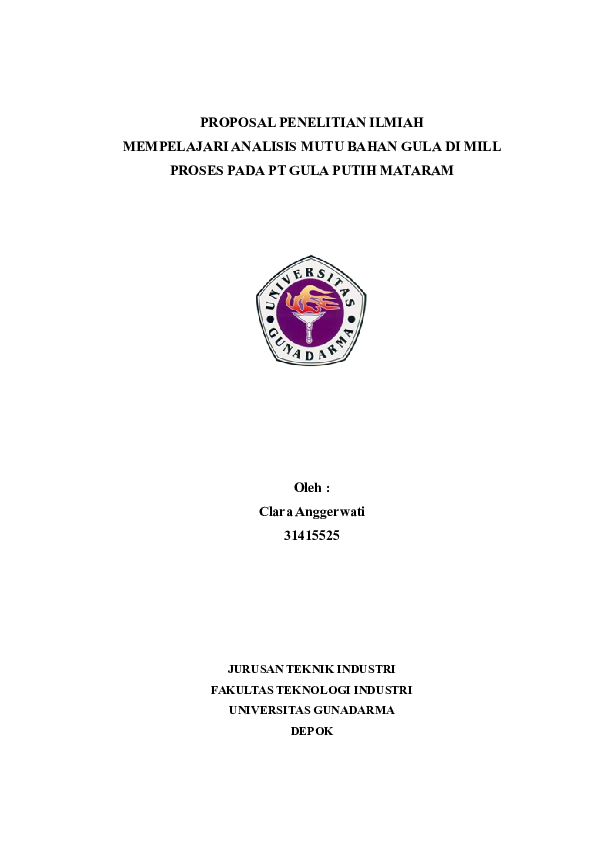 (DOC) PROPOSAL KP Clara Anggerwati