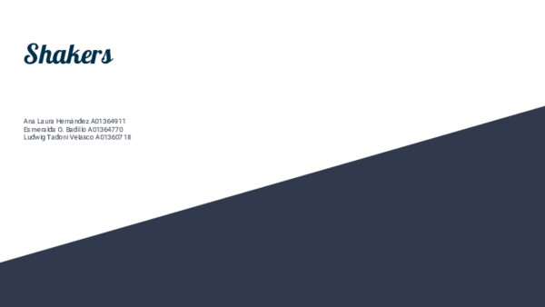 (PDF) Shakers