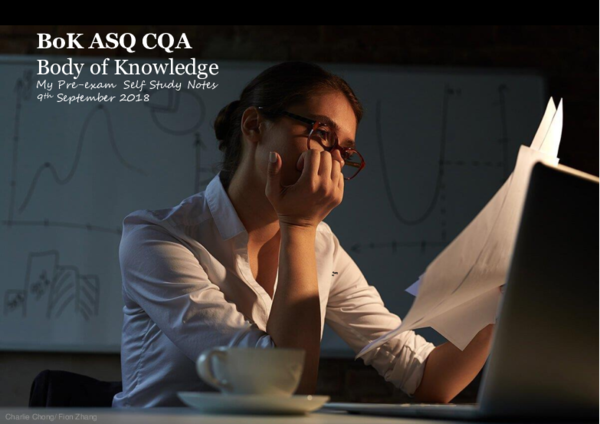 (PDF) BoK ASQ CQA Body of Knowledge