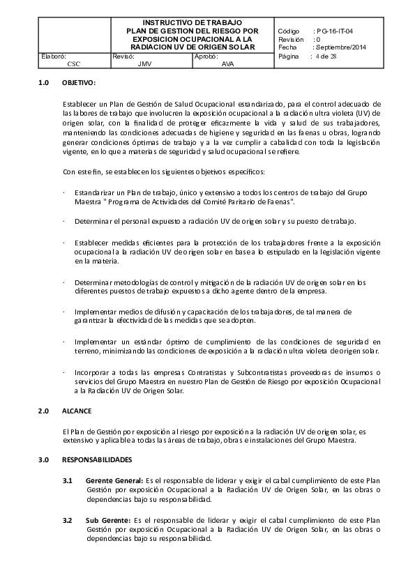 (DOC) Programa Protección UV