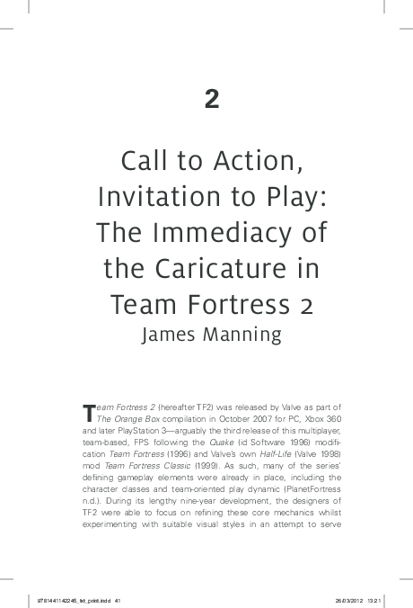 (PDF) Call to Action, Invitation to Play: The Immediacy of the ...