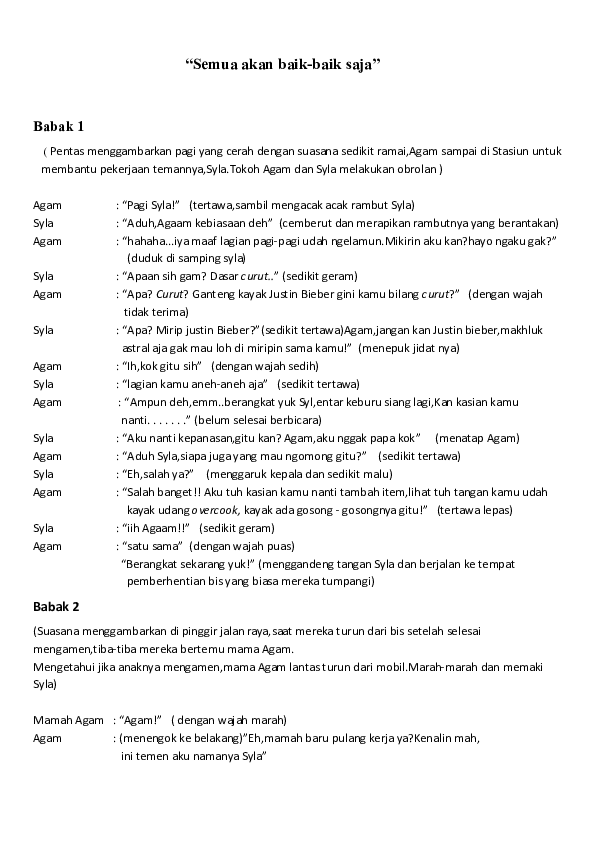(DOC) Contoh teks drama bahasa indonesia