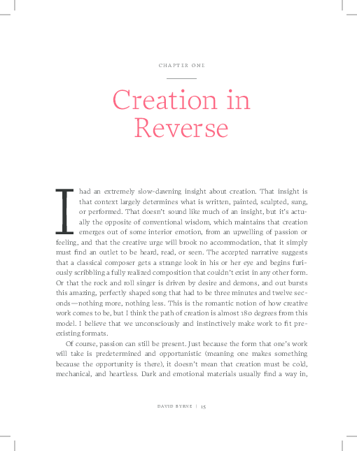 (PDF) Creation in Reverse
