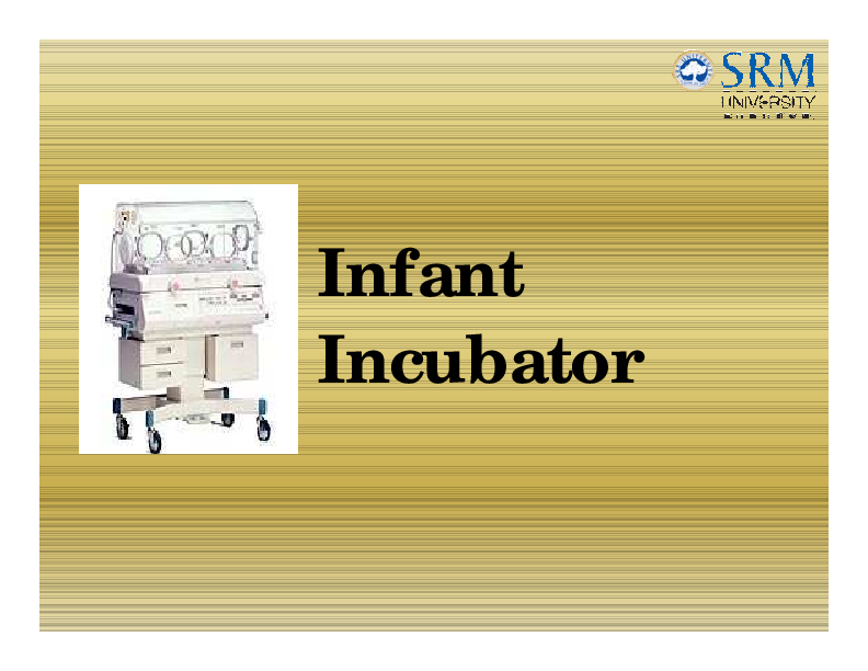 (PDF) Infant Incubator