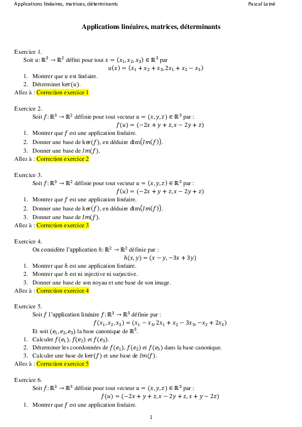 exercice montrer que deux matrices sont semblables