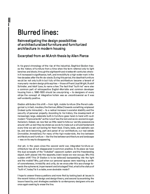 (PDF) Blurred Lines: Reinvestigating the Design Possibilities of ...