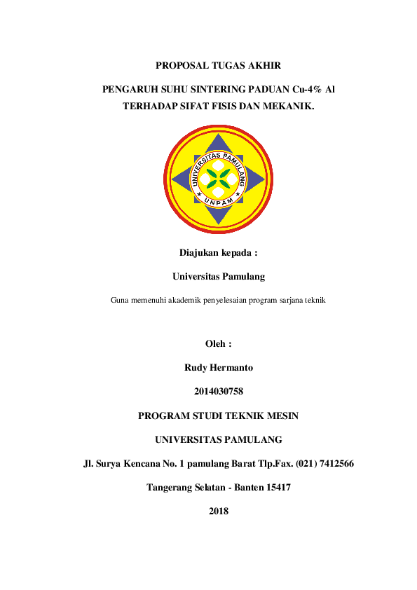 (DOC) PROPOSAL TUGAS AKHIR
