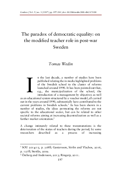 (PDF) The Paradox of Democratic Equality