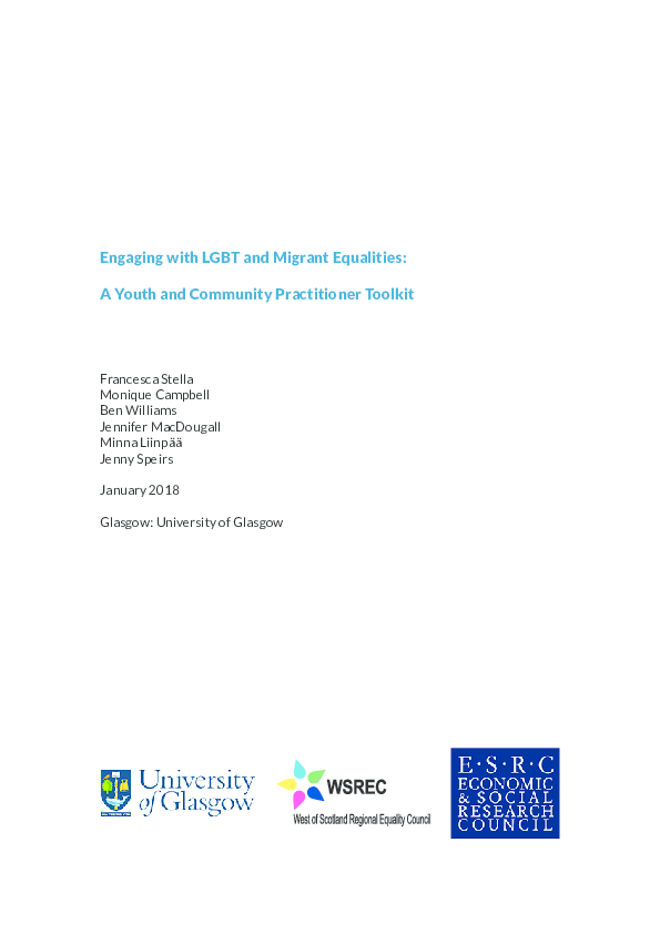 (PDF) Engaging with LGBT and Migrant Equalities: A Youth and Community ...
