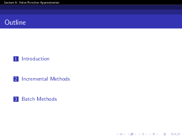 (PDF) Value Function Approximation | Dr. J. M. Ashfaque (MInstP) - Academia.edu