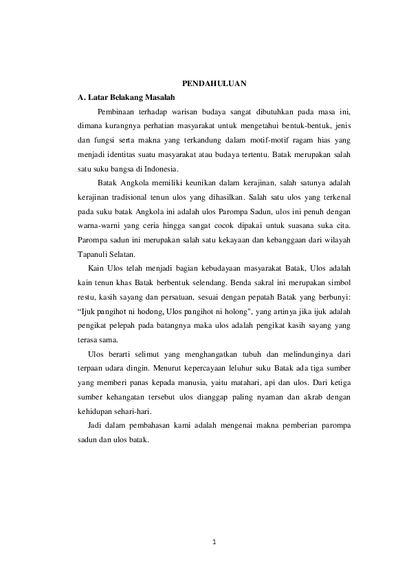 (DOC) MAKALAH PAROMPA SADUN