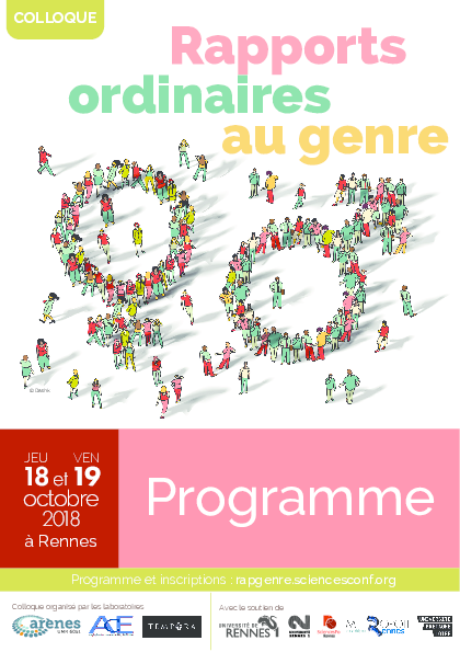 (PDF) Programme du colloque "Les rapports ordinaires au genre"