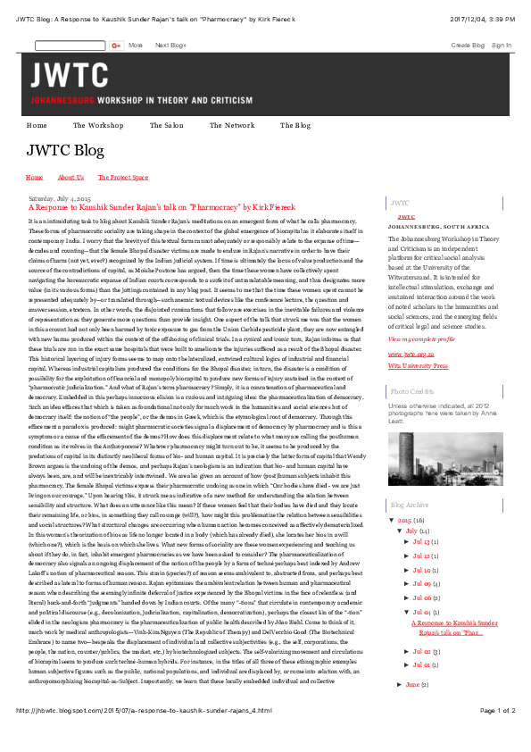 (PDF) Gender and Pharmocracy