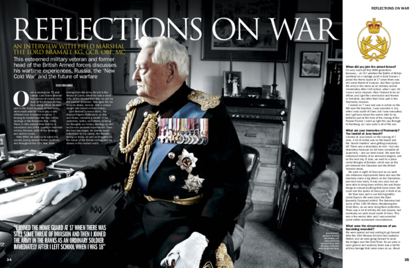 (PDF) Reflections on War: An Interview with Field Marshal Lord Bramall