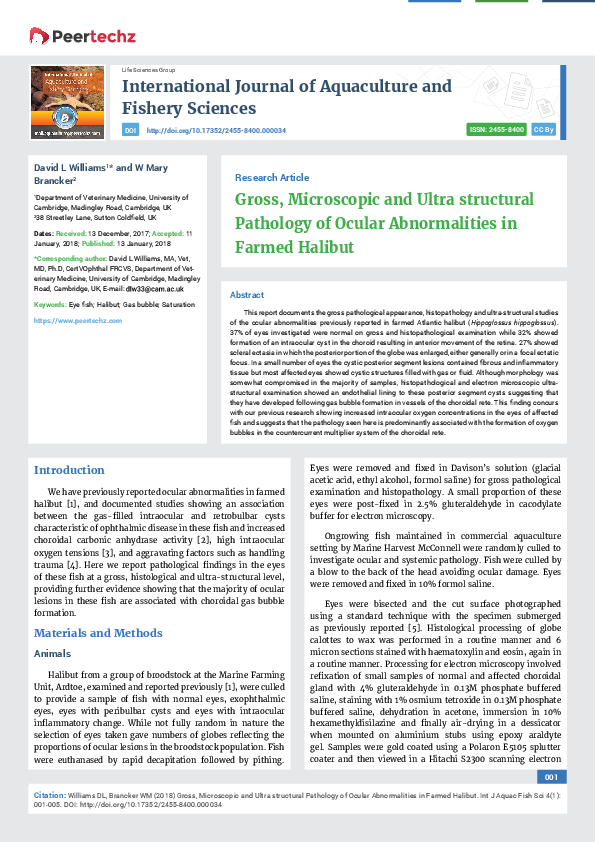 (PDF) Gross, Microscopic and Ultra structural Pathology of Ocular ...