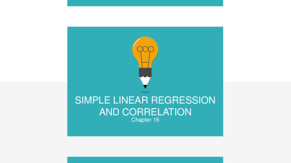 (PPT) SIMPLE LINEAR REGRESSION