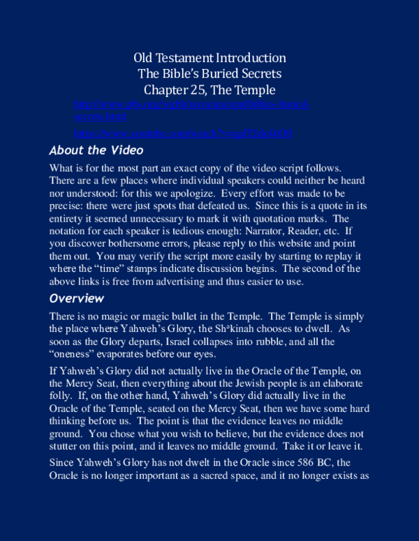 (PDF) OTI Chapter 25 The Temple.pdf | Herb Swanson - Academia.edu
