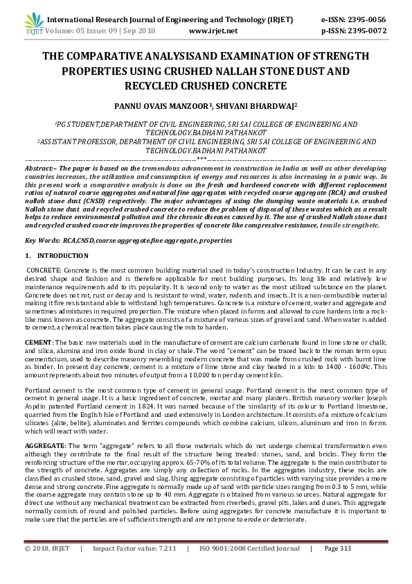 (PDF) IRJET-The Comparative Analysis and Examination of Strength ...