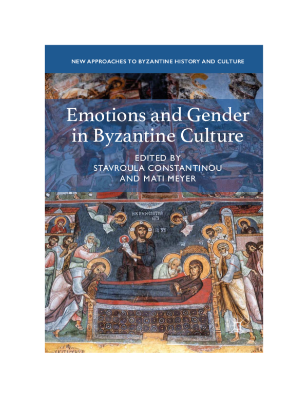 (PDF) Emotions and Gender in Byzantine Culture