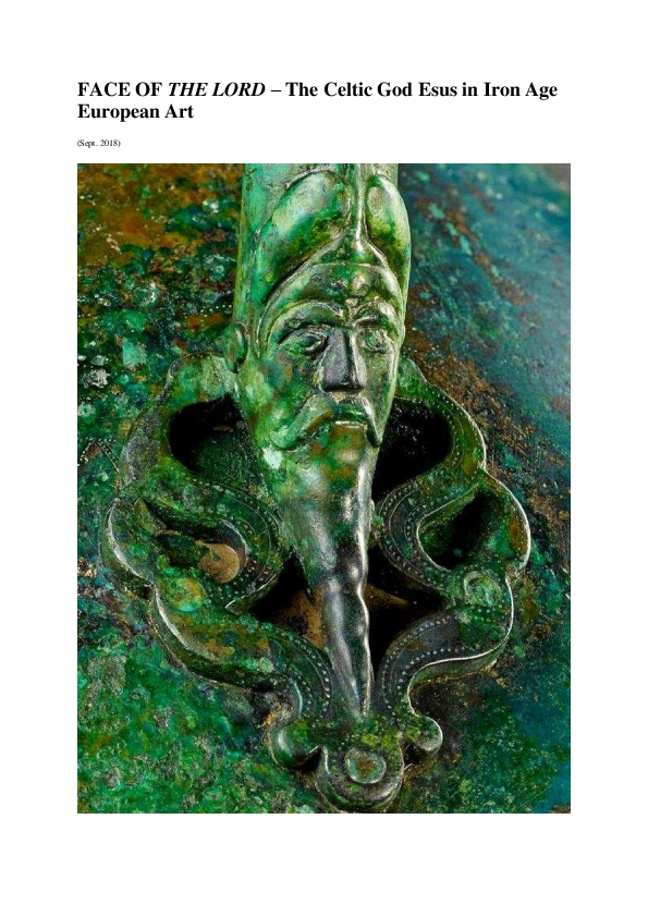 (PDF) FACE OF THE LORD – The Celtic God Esus in Iron Age European Art
