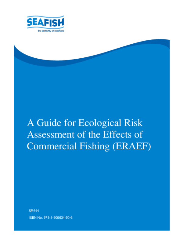 (PDF) A Guide for Ecological Risk Assessment of the Effects of ...