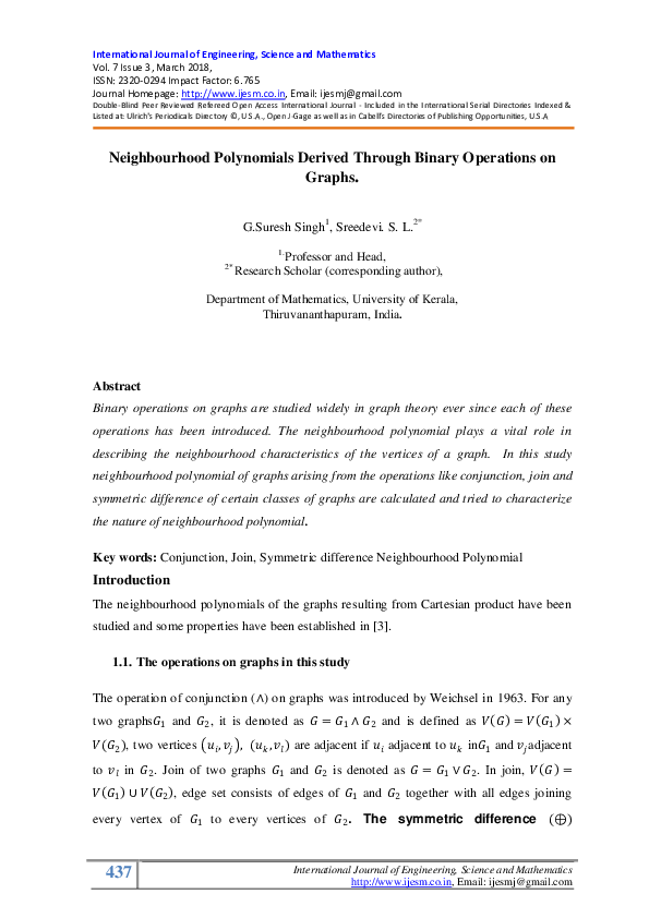 (PDF) Neighbourhood Polynomials Derived Through Binary Operations on ...