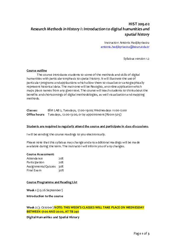 (PDF) Research Methods in History I: Introduction to digital humanities ...