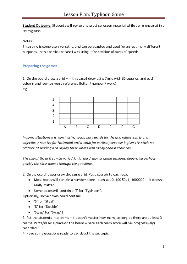 (DOC) Lesson plan typhoon | Karen Eloisa Macalalad - Academia.edu