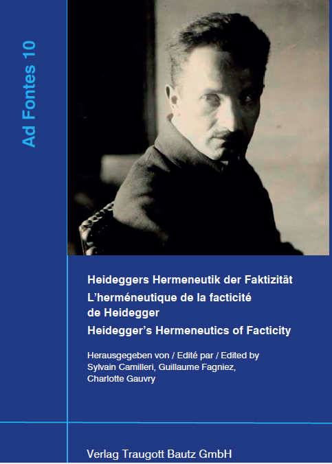 (PDF) Heideggers Hermeneutik der Faktizität – L’herméneutique de la ...