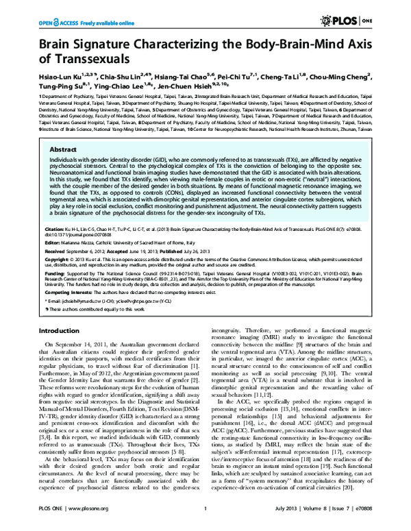 (PDF) Brain Signature Characterizing the Body-Brain-Mind Axis of ...