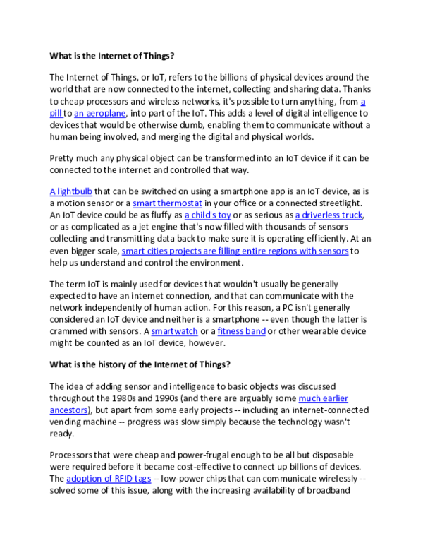 (DOC) What is the Internet of Things