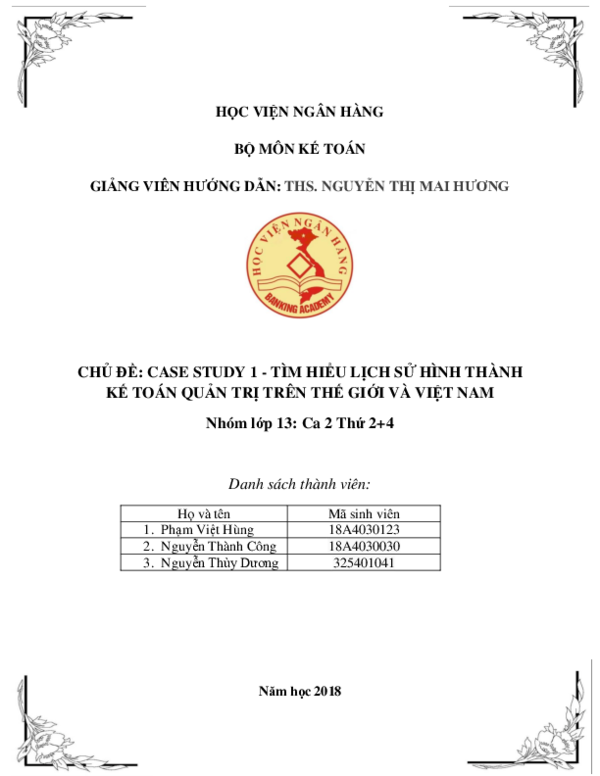 (DOC) H C VI N NGÂN HÀNG GI NG VIÊN H NG D N: 1 E C 4 1 E C A 0 1 A F 0 1 A 0 THS. NGUY N TH MAI ...
