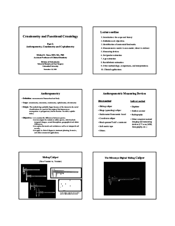 (PDF) Craniometry and Functional Craniometry and Functional Craniology ...