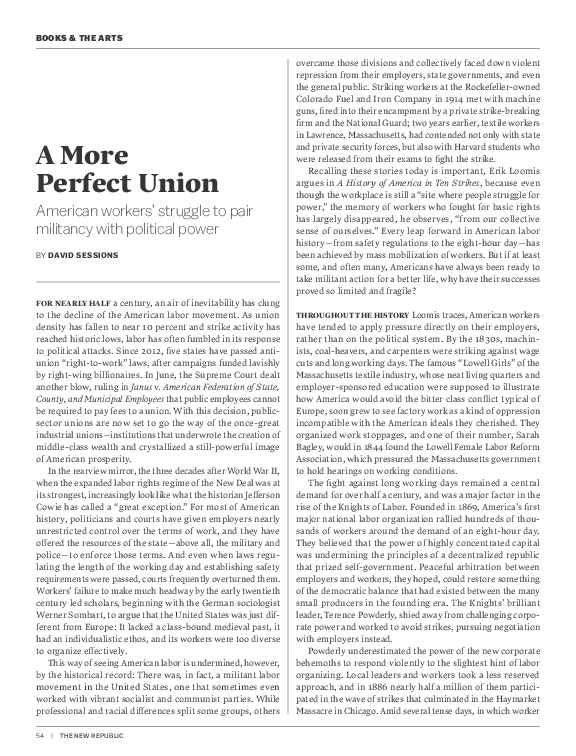 (PDF) A More Perfect Union