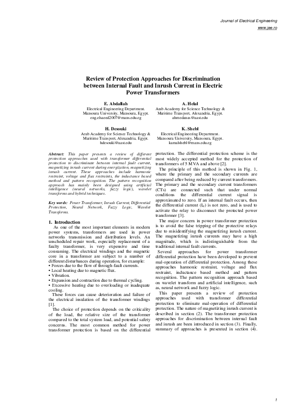 (PDF) Review of Protection Approaches for Discrimination between ...