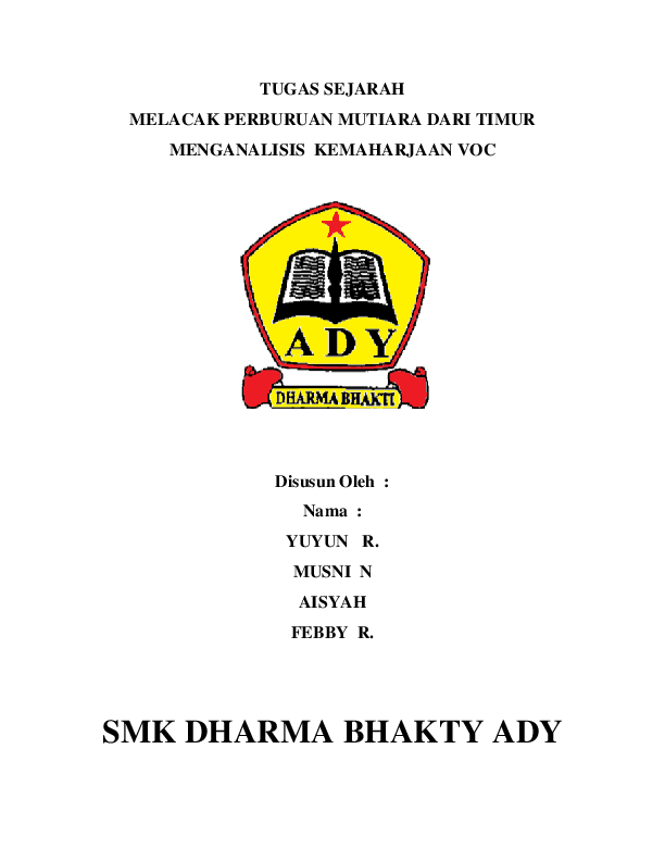 (DOC) Perburuan Mutiara dari Timur menganalisis kemaharjaan voc.docx