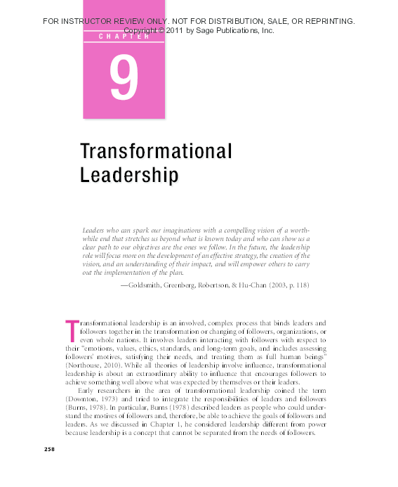 (PDF) Transformational Transformational Leadership Leadership