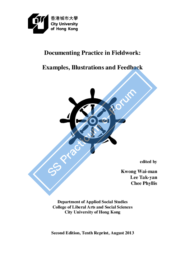 (PDF) Documenting Practice in Fieldwork: Examples, Illustrations and ...