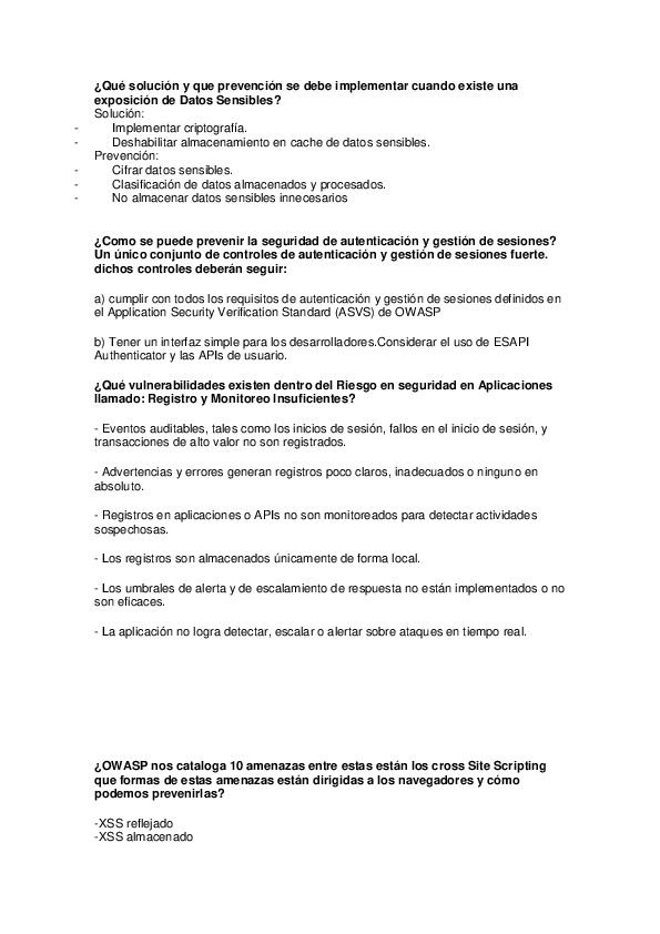 (DOC) Preguntas de OWASP