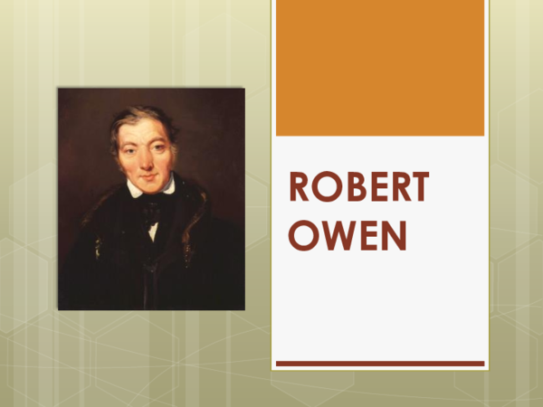 (PPT) ROBERT OWEN