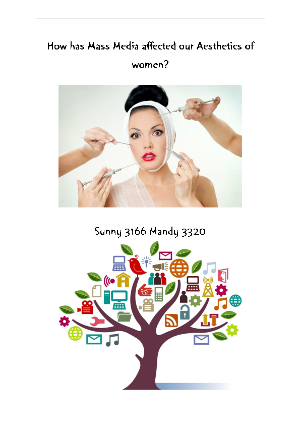 (PDF) The Effects of Mass Media on Beauty Aesthetics
