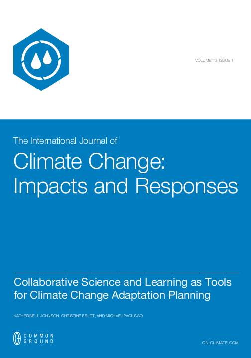 (PDF) Collaborative Science and Learning as Tools for Climate Change ...