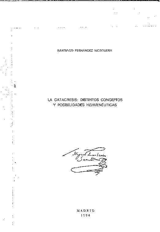 (PDF) La catacresis: distintos conceptos y posibilidades hermenéuticas.