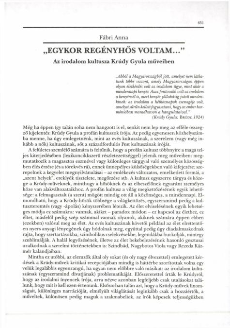 (PDF) "EGYKOR REGÉNYHŐS VOLTAM..."