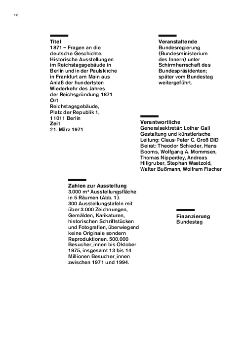 (PDF) 1871 - Fragen an die deutsche Geschichte, in: Schulze, Mario/ te ...