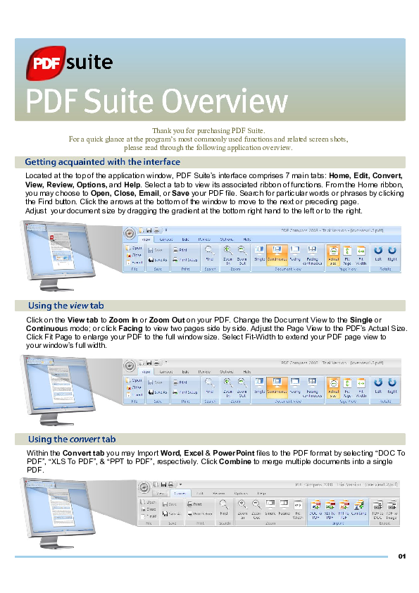 (PDF) PDF Suite Overview