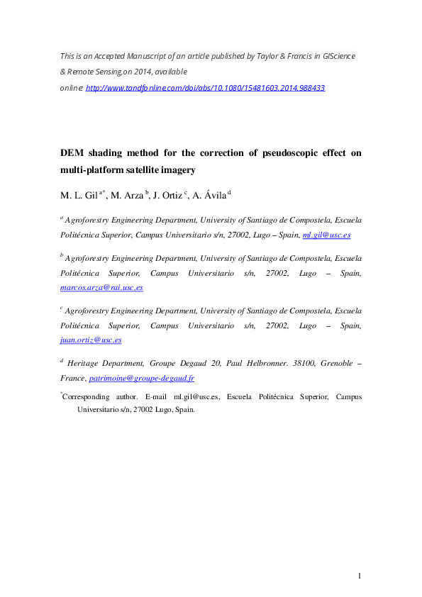 (PDF) DEM shading method for the correction of pseudoscopic effect on ...